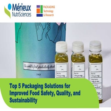 November 2021- Top 5 packaging solutions | PPTX