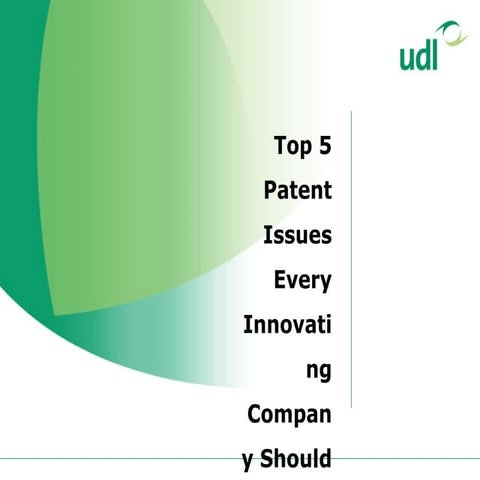 Top 5 patent Tips. Cerian Jones, UDL | PPT
