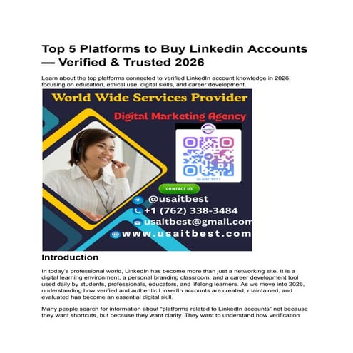 Top 5 Platforms to Buy Linkedin Accounts — Verified & Trusted 2026.pdf