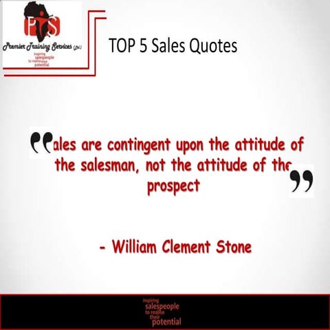 PTS Top 5 sales quotes | PPTX