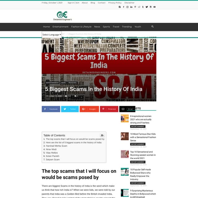 Top 5 scams in the history of india | PDF