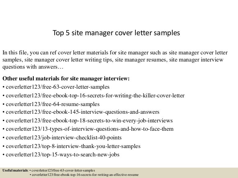 top-5-site-manager-cover-letter-samples