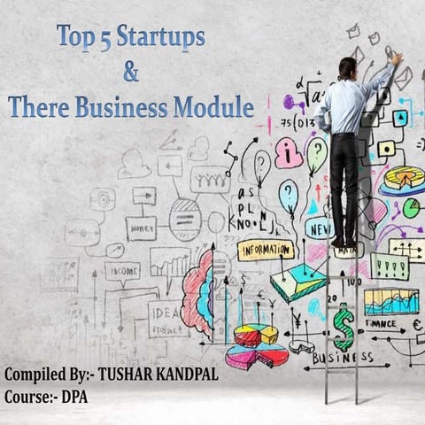 Top 5 startups & their business model | PPTX