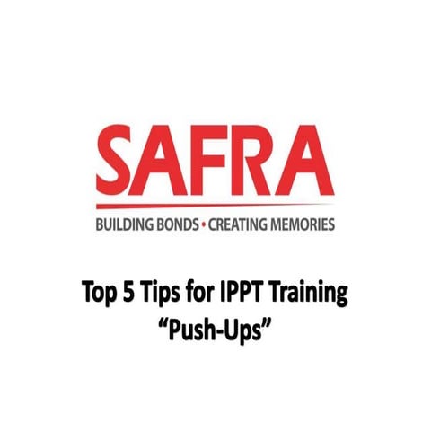 Top 5 tips for ippt training (push ups) | PPT