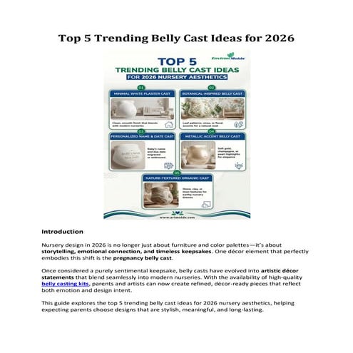 Top 5 Trending Belly Cast Ideas for 2026 | PDF