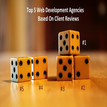 Top 5 web development companies based on client feedback | PPT