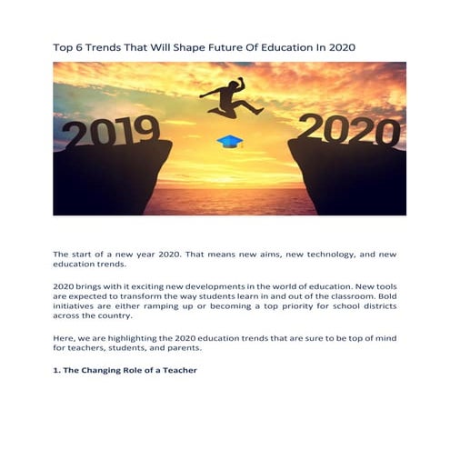 Modern Trends in Curriculum Design, Construction and Development. M.Ed ...