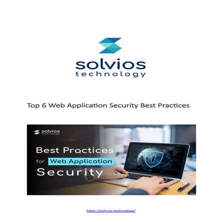 Top 6 Web Application Security Best Practices Pdf