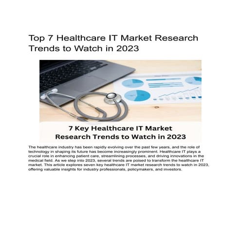 Top 7 Healthcare Trends to Look for in 2024: Elevating Healthcare ...