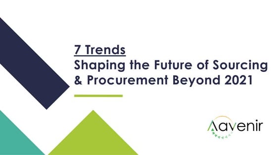 Sourcing and Procurement Trends 2022 | PPT