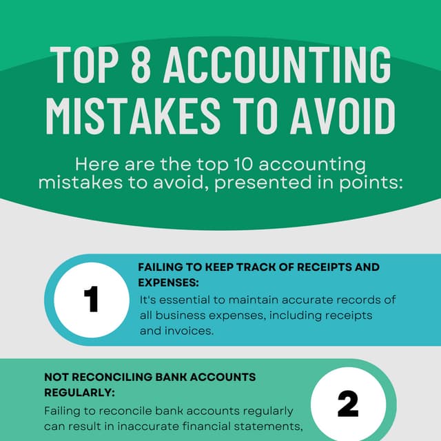 Don't Let These 8 Common Accounting Mistakes Trip You Up in Arizona | PDF