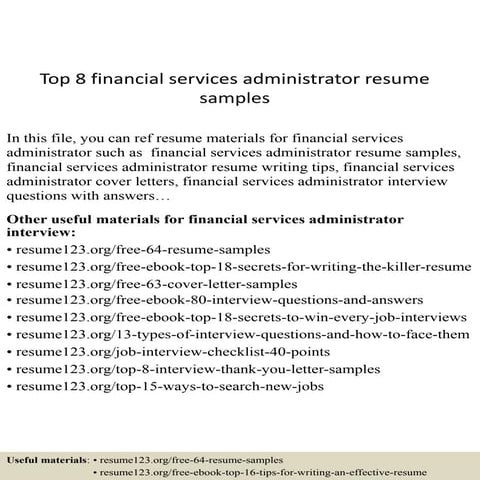 Fsu Resume Examples | PDF
