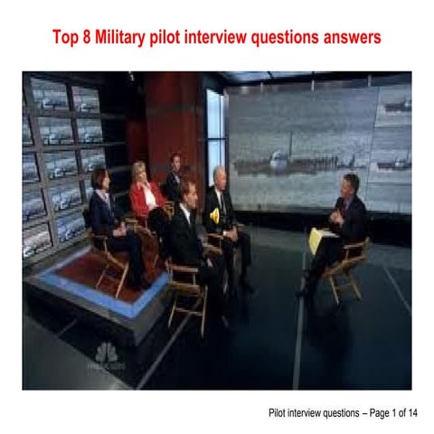 Top 8 military pilot interview questions answers | PPT | Resume Writing ...
