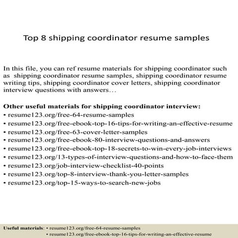 Top 8 cruise ship captain resume samples | PPTX
