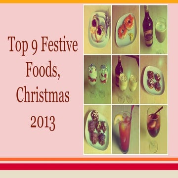 'Top 9 Festive Foods' RE: Digital Publishing. | PPT