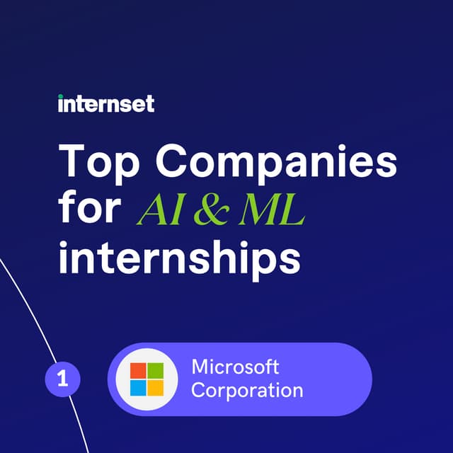 Top Companies for AI and ML internships | PDF