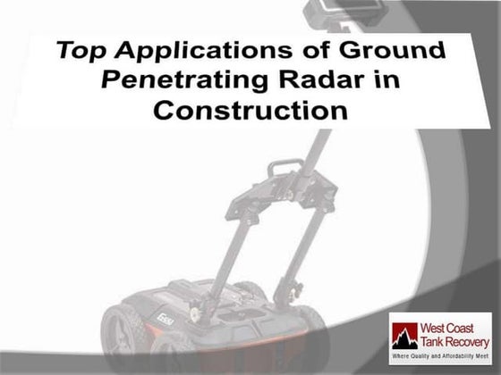 How Does Ground Penetrating Radar Find Underground Tanks.pptx
