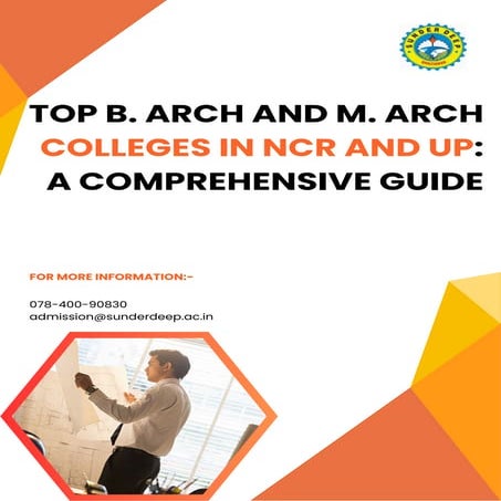 Top B. Arch and M. Arch Colleges in NCR and UP A Comprehensive Guide.pdf