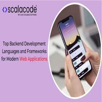Top Backend Development Languages And Frameworks For Modern Web