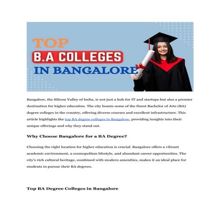 Top BA Colleges In Bangalore Karnataka.pdf