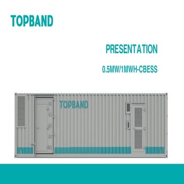 TOPBAND 500kW/1MWh ESS 40FT | PDF