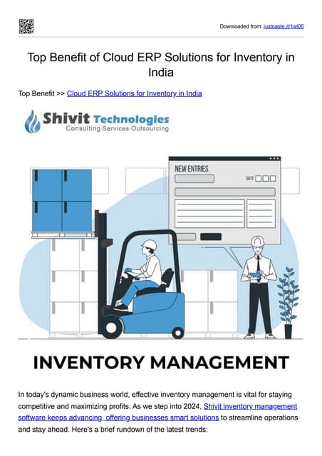 Implementing Inventory Management Strategies with ERP System.pdf ...