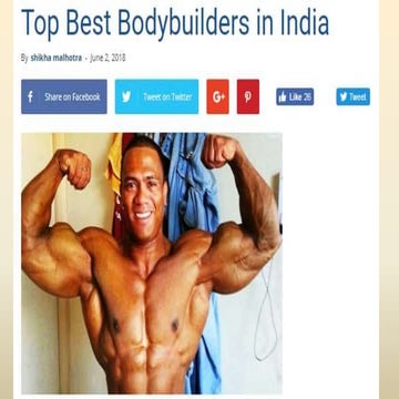 Top best body builders in india | PPT