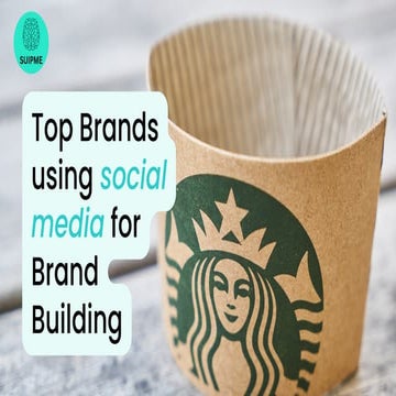 Top Brands using social media for Brand Building.pdf