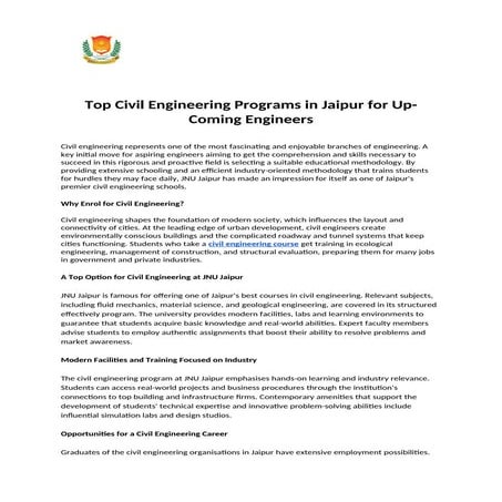 Top Civil Engineering Programs in Jaipur for Up-Coming Engineers.docx