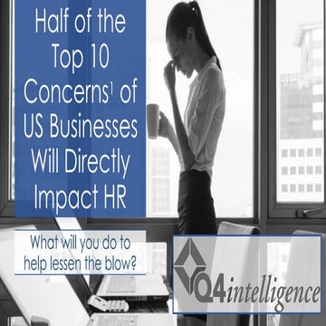 Top Business Concerns & Their Impact on HR | PPT