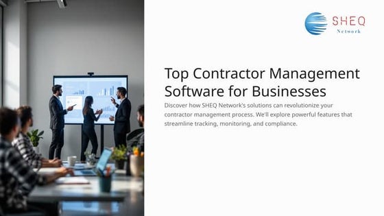 Streamline Work with Contractor Management Software & Portal | PPT