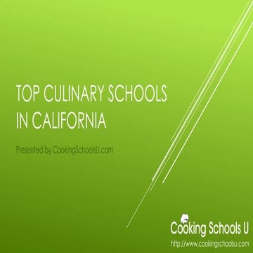 Culinary Arts Career Path | PPTX