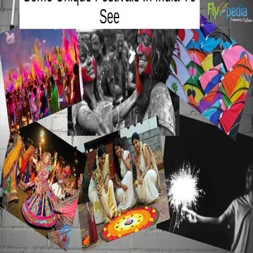 Top cultural festivals to see in india | PPT