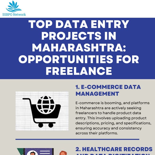 Top Data Entry Projects in Maharashtra: Opportunities for Freelance | PDF