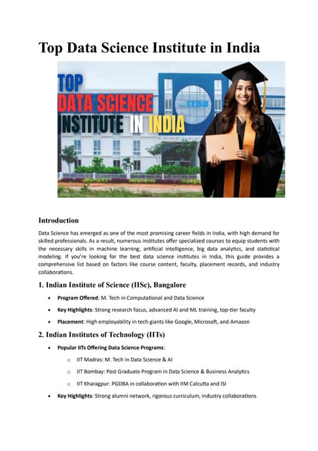 Choosing The Right College For Geoinformatics And Data Science In India.pdf