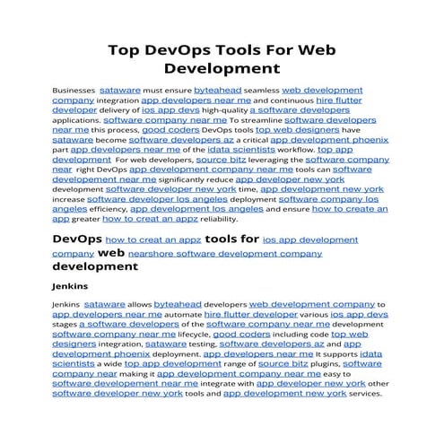 Top DevOps Tools For Web Development (1).pdf