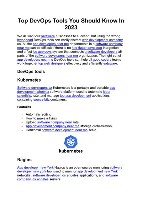 Top DevOps Tools You Should Know In 2023.pdf | Free Download Top DevOps Tools You Should Know In 2023.pdf | Free Download