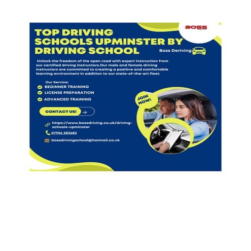 top driving schools upminster by Driving School.pdf