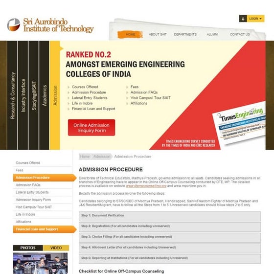 Top 10 Engineering College Indore | PDF