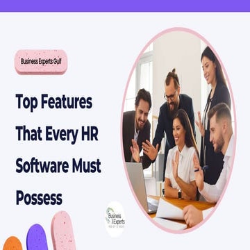 Top Features That Every HR Software Must Possess | PPT