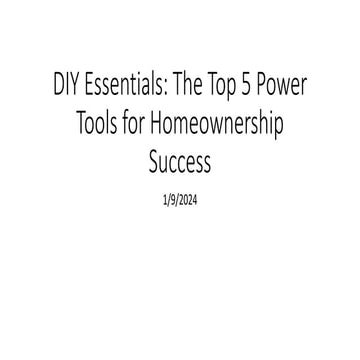 Top Five Power Tools .pptx