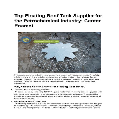 Floating Roof Tanks for Petrochemical and Oil Storage.docx
