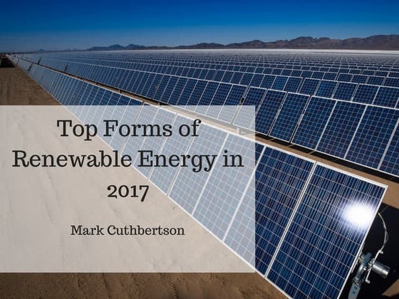 Renewable Energy Global Overview | PPTX