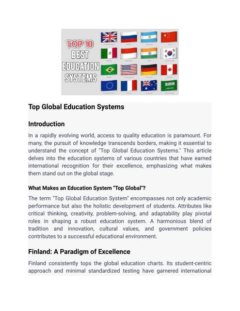 TOP REASONS TO STUDY IN SINGAPORE | PPT