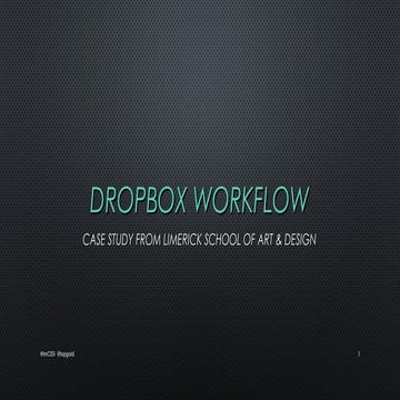 Topgold's Dropbox Workflow | PPT