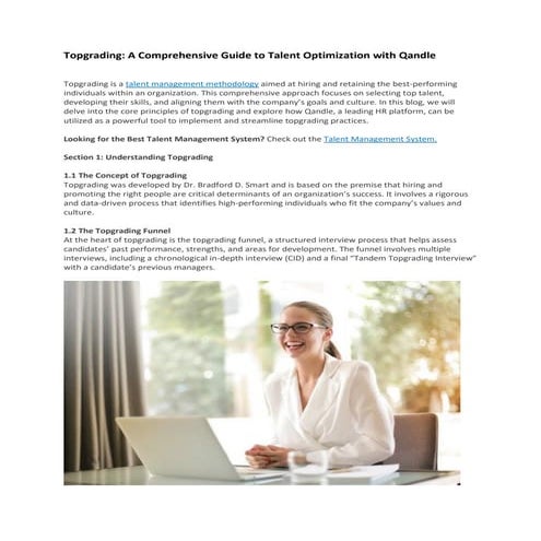 Topgrading A Comprehensive Guide to Talent Optimization with Qandle.pdf