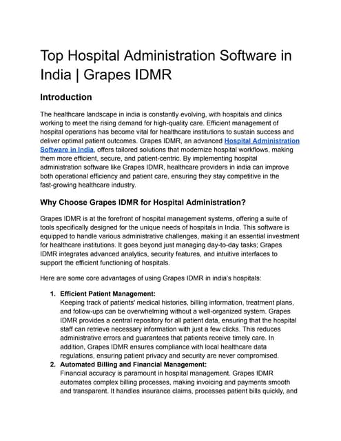 Ultimate Guide to Hospital Management Software _ Grapes IDMR.pdf