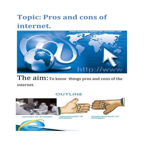 Pros and cons of the Internet Project | PDF