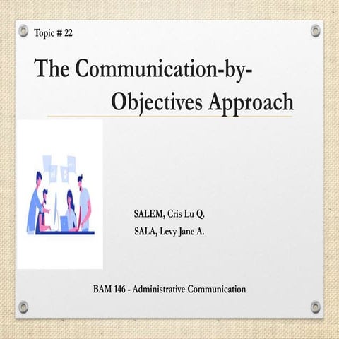 Topic-22-Communication-by-Objectives-Approach | PPT