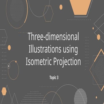 Three dimensionalIllustrations Isometric | PPT
